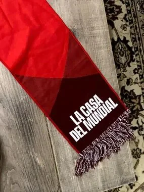 Accessories | La Casa Copa Mundial 226 Red Scarf | Poshmark